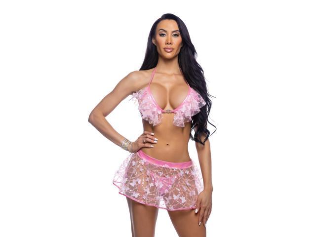 Click here for Roma Costume Butterfly & Sequin Mini Skirt  Pink... prices
