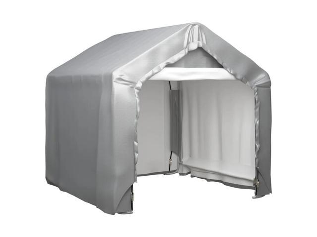Click here for vidaXL Tent Grey Polyethylene (PE)  Galvanized Ste... prices