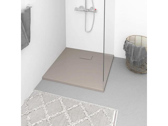 Click here for vidaXL Shower Base Tray SMC Brown 35.4x35.4 prices