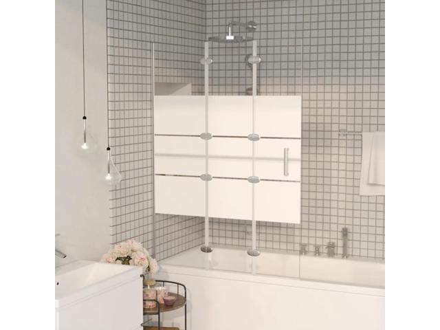 Click here for vidaXL Folding Shower Enclosure ESG 39.4x55.1 Whit... prices