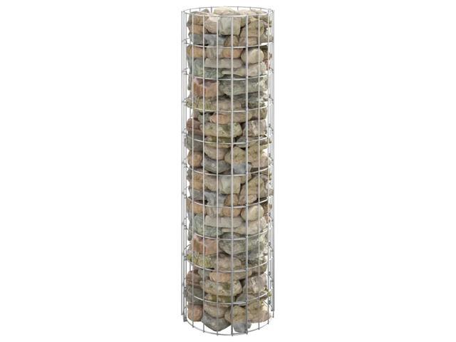 Click here for vidaXL Circular Gabion Pole Galvanized Steel Ã11.8... prices