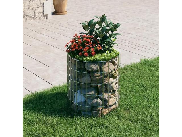 Click here for vidaXL Circular Gabion Pole Galvanized Steel Ã19.7... prices