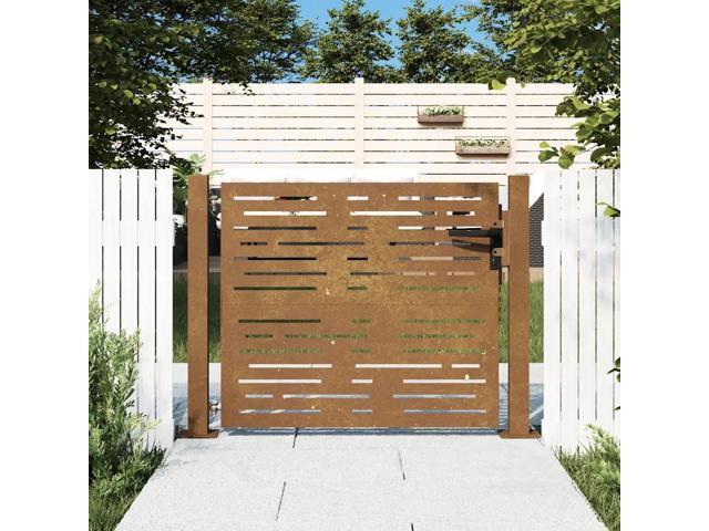 Click here for vidaXL Garden Gate 39.4x39.4 Corten Steel Square D... prices