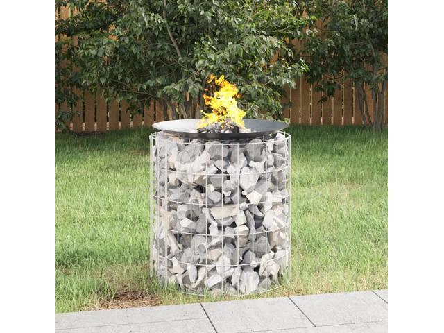 Click here for vidaXL Gabion Fire Pit Ã 19.7 Galvanized Iron prices