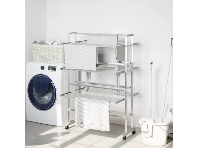 Click here for vidaXL Laundry Drying Rack with Wheels 35x25.2x50.... prices