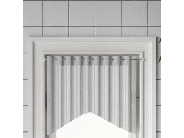 Click here for vidaXL Curtain Rail White and silver Aluminum and... prices