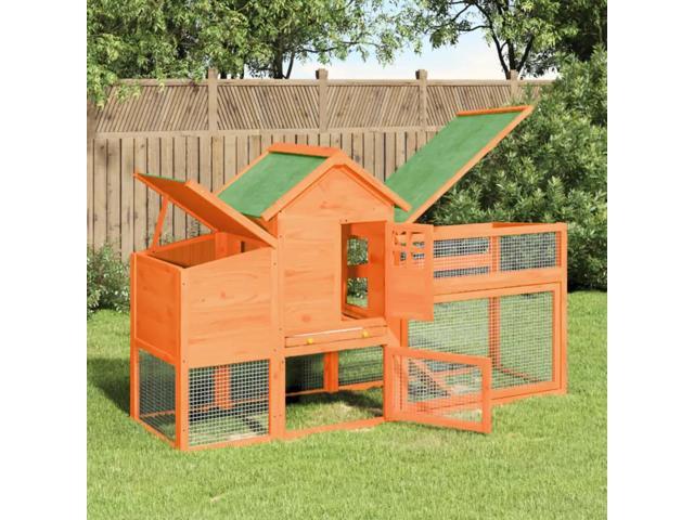 Click here for vidaXL Chicken Coop Brown Solid pine wood  plywood... prices
