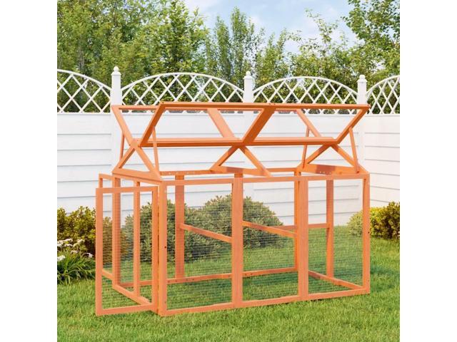 Click here for vidaXL Run Box Brown Solid pine wood  plywood Larg... prices