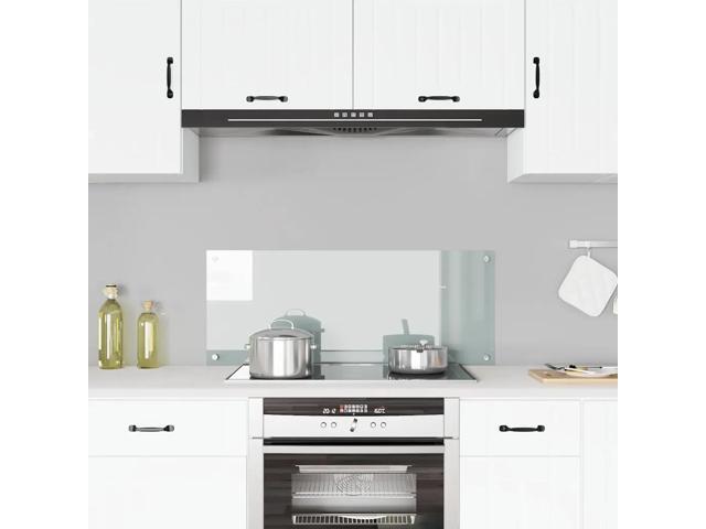 Click here for vidaXL Kitchen Backsplash Transparent 39.4x15.7 Te... prices