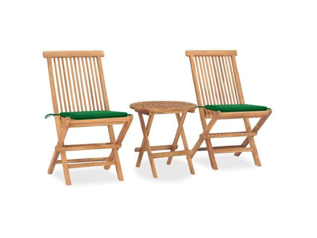Click here for vidaXL Patio Dining Set Set of 2 Teak Wood Teak Wo... prices