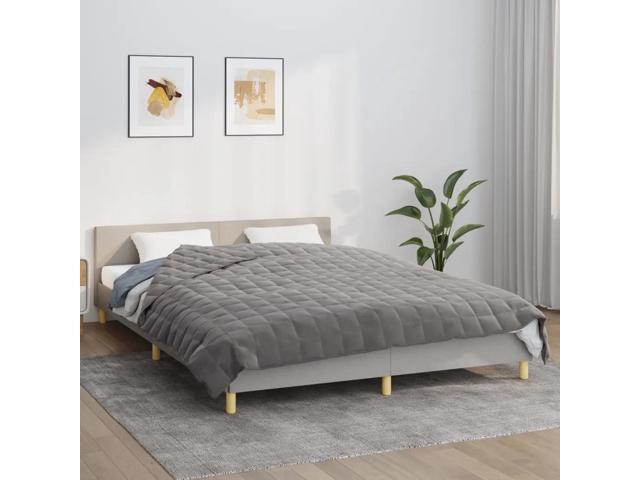 Click here for vidaXL Weighted Blanket Grey prices