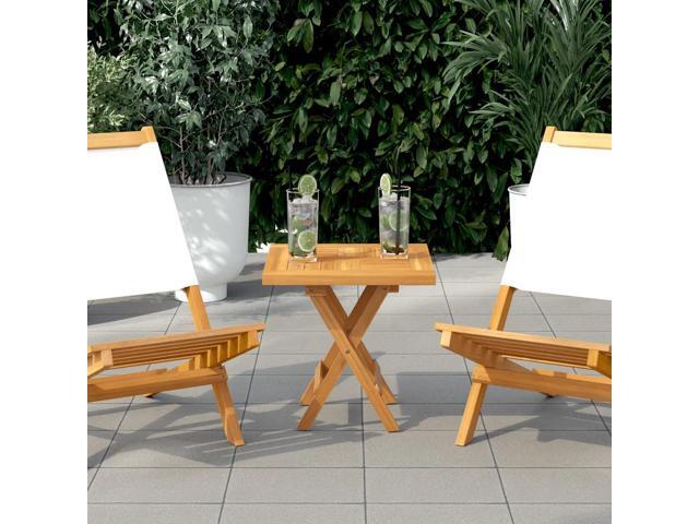 Click here for vidaXL Table Top Teak Solid teak wood 15.7 x 15.7... prices