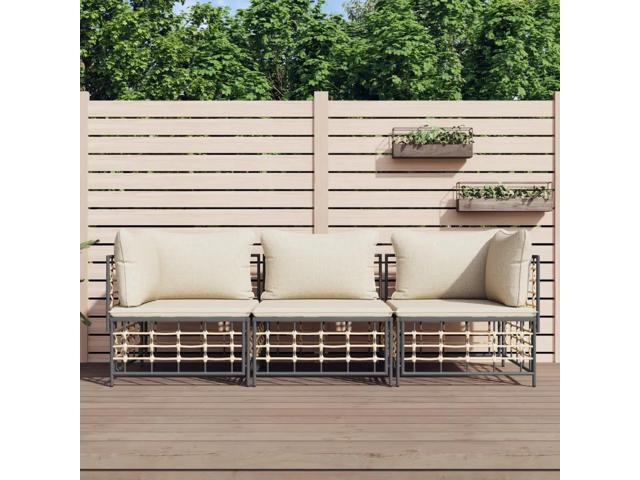 Click here for vidaXL Garden Lounge Set Anthracite prices