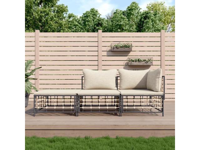 Click here for vidaXL Garden Lounge Set Anthracite prices