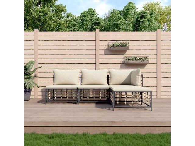 Click here for vidaXL Garden Lounge Set Anthracite prices