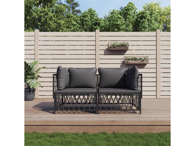 Click here for vidaXL Garden Lounge Set Anthracite prices