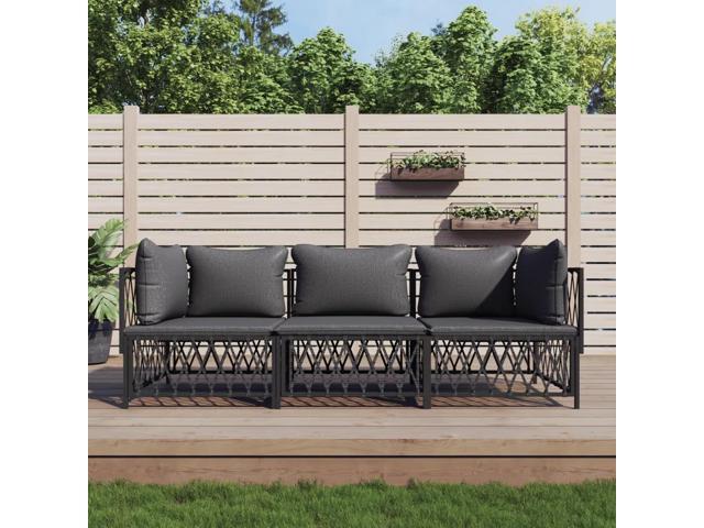 Click here for vidaXL Garden Lounge Set Anthracite prices