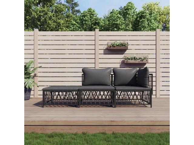 Click here for vidaXL Garden Lounge Set Anthracite prices