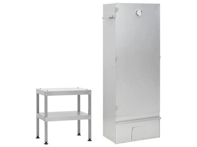 Click here for vidaXL BBQ Oven Smoker with Table Galvanized Steel prices