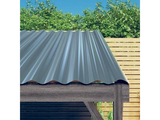 Click here for vidaXL Roof Panels 36 pcs Galvanized Steel Gray 23... prices