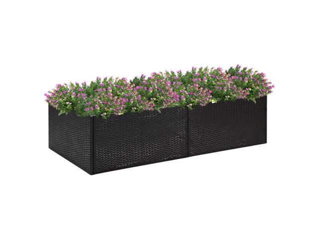 Click here for vidaXL Garden Planter Black  Clear prices