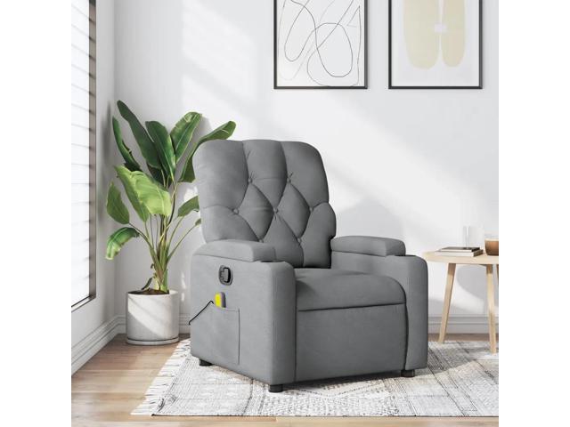 Click here for vidaXL Massage Recliner Chair Light Grey prices