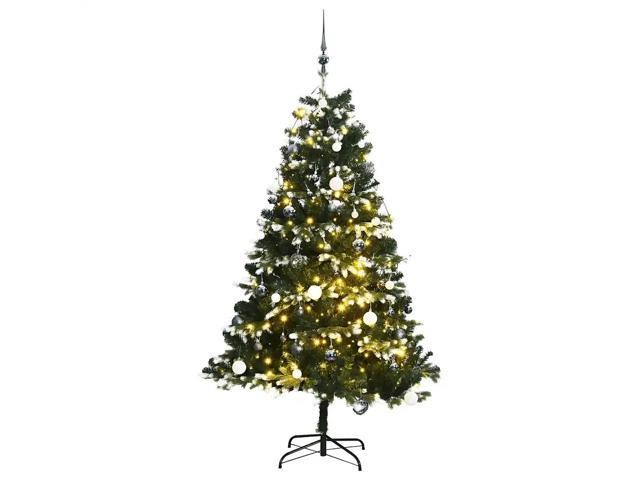 Click here for vidaXL Artificial Hinged Christmas Tree Green and... prices