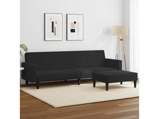 Click here for vidaXL Sofa Set Black Velvet Large prices
