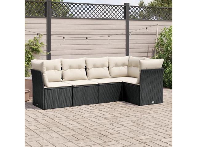 Click here for vidaXL Garden Sofa Set Black prices