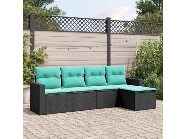 Click here for vidaXL Garden Sofa Set Black prices