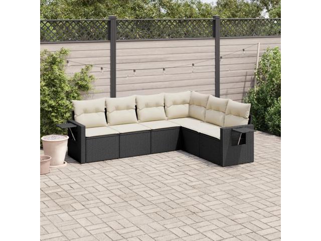 Click here for vidaXL Garden Sofa Set Black prices