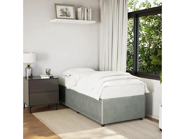 Click here for vidaXL Bed Frame Sturdy Rectangular Modern Twin XL... prices