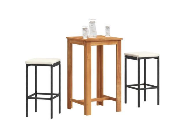 Click here for vidaXL Garden Bar Set Black prices