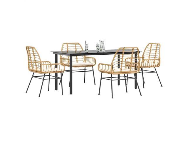 Click here for vidaXL Garden Dining Set Brown prices