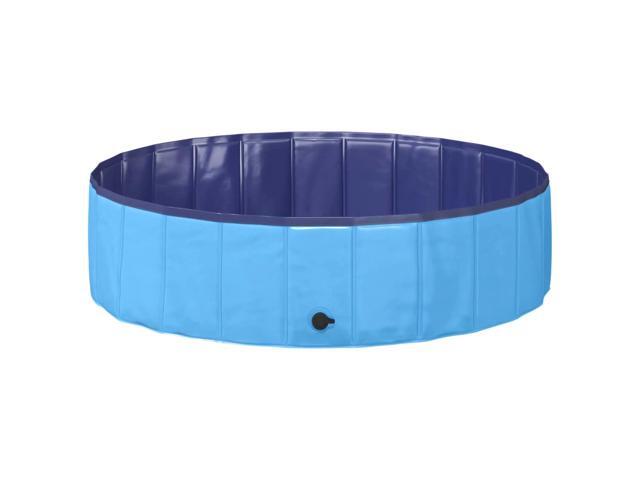 Click here for vidaXL Foldable Dog Swimming Pool Blue 47.24 x 47.... prices