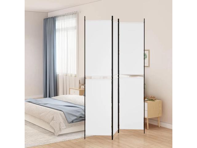 Click here for vidaXL 3-Panel Room Divider White 59.1x86.6 Fabric prices