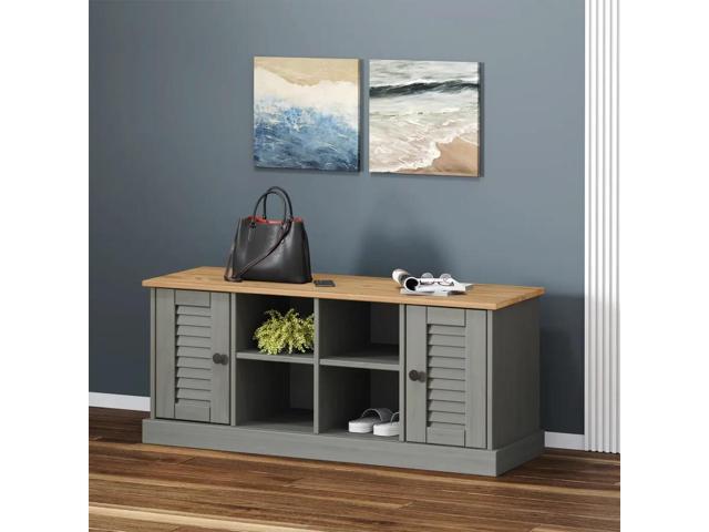 Click here for vidaXL Shoe Bench Grey prices