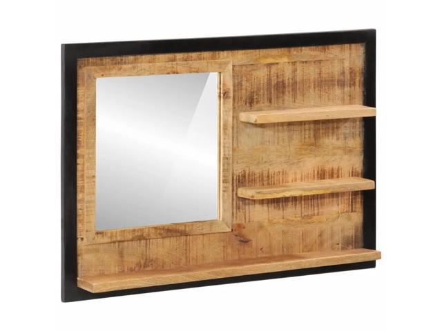 Click here for vidaXL Bathroom Mirror Natural mango wood with cle... prices