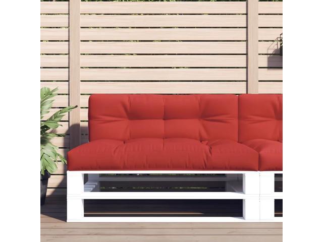 Click here for vidaXL Pallet Cushion Red Fabric (100 polyester) prices