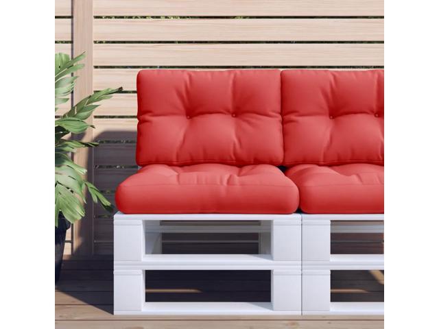 Click here for vidaXL Pallet Cushion Red 100 polyester Water-resi... prices