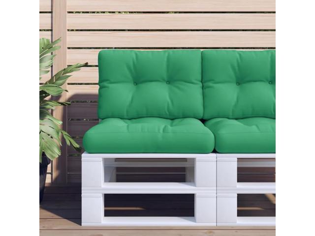 Click here for vidaXL Pallet Cushion Green 100 polyester 9.3 in U... prices