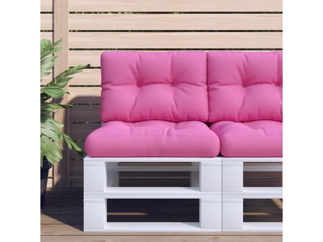 Click here for vidaXL Pallet Cushion Pink 100 Polyester  Hollow F... prices