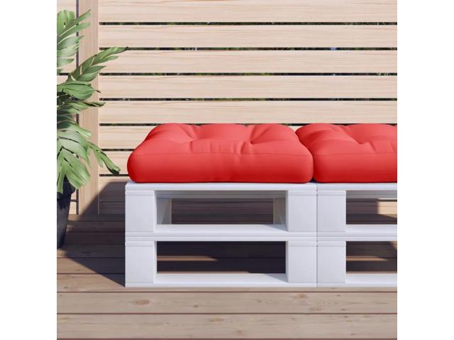 Click here for vidaXL Pallet Cushion Red Polyester Medium Water-r... prices