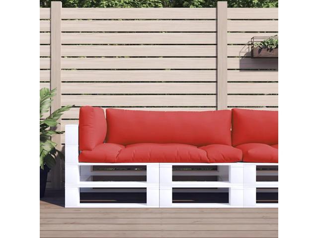 Click here for vidaXL Pallet Cushions 3 pcs Red Fabric prices