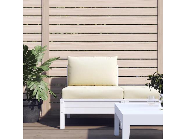 Click here for vidaXL Pallet Cushions 2 pcs Cream White Oxford Fa... prices