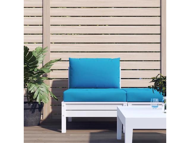 Click here for vidaXL Pallet Cushion Light blue Oxford fabric (10... prices