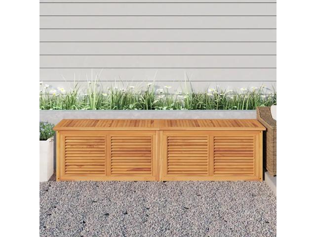 Click here for vidaXL Garden Storage Box Warm wood Solid Teak Woo... prices