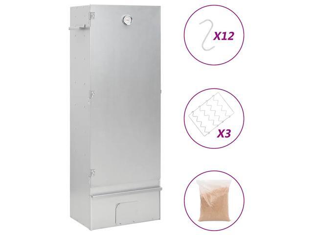 Click here for vidaXL BBQ Oven Smoker with Wood Chips 17.5x11.4x4... prices