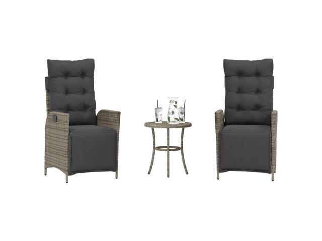 Click here for vidaXL Bistro Set Gray prices