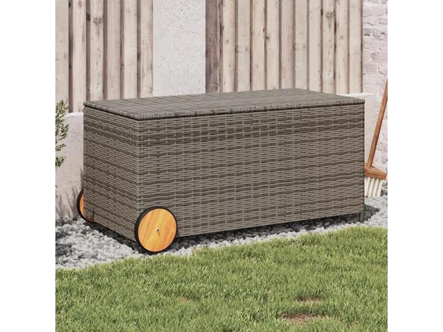 Click here for Garden Storage Box with Wheels Gray 50.2 Gal Poly... prices